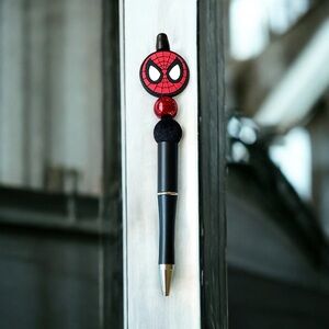 Other | Handmade Spiderman Marvel Hero Beaded Pen | Poshmark